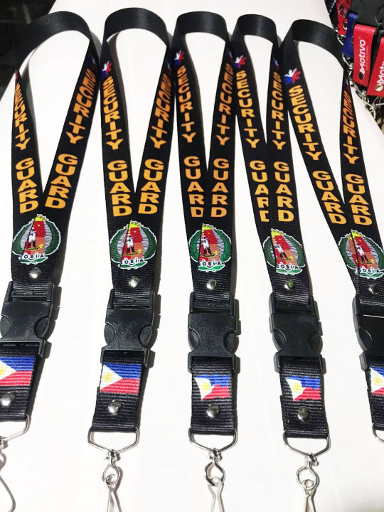 Security Guard lanyard id lace ID holder ID sling with ID Case Security ...
