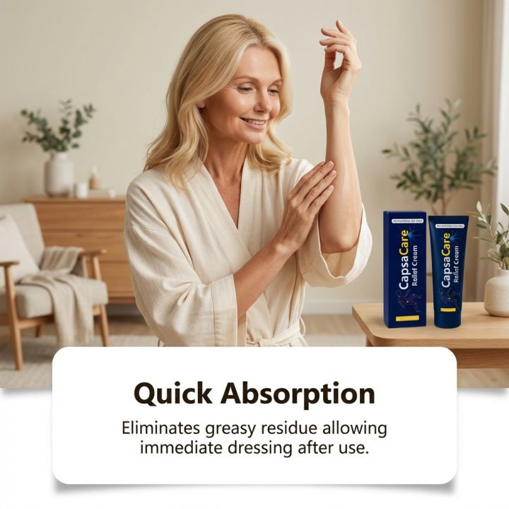 Capsa Care Pain Relief Cream Treatment Muscle Strain Cervical ...