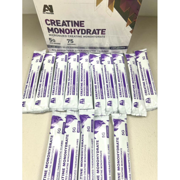Creatine Monohydrate 5s, 10s, 15 sachets (A1) | Lazada PH