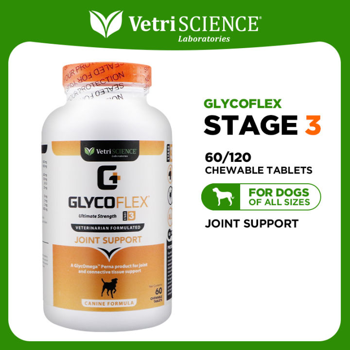 VetriScience Laboratories GlycoFlex 3, Hip and Joint Care, Dogs, Roast ...