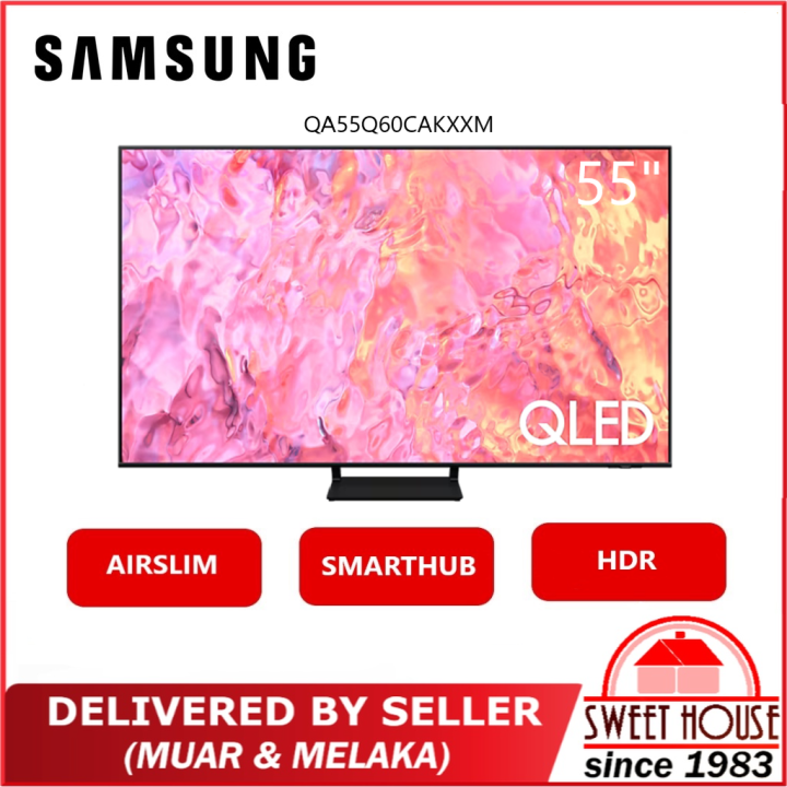 SAMSUNG Q60C 55 Inch QLED 4K Smart TV with Quantum Dot QA55Q60CAKXXM ...
