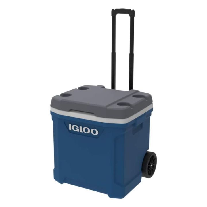 Igloo Latitude 60Qt (56L) Cooler Box with Roller Camping Picnic ...