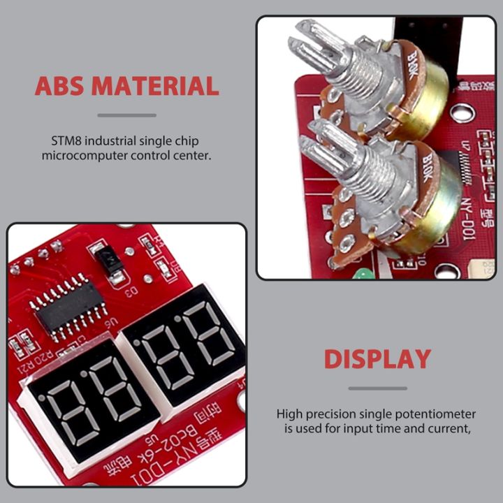 -D01 Spot Welder Control Board 40A 100A Welding Machine Time & Current ...