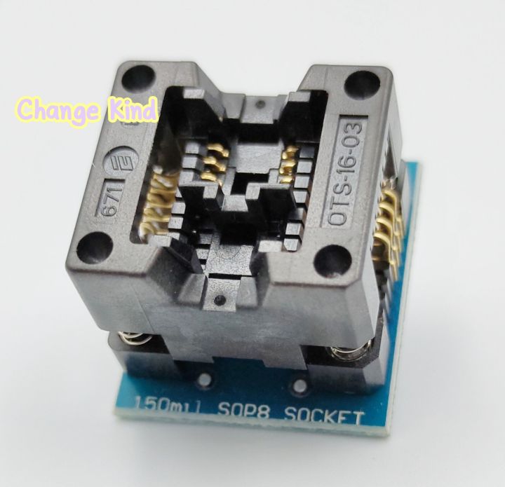 Socket IC SOIC8 SOP8 150mil สำหรับ ไอซี 24XXX , 93XXX ขนาด 150 mil ...