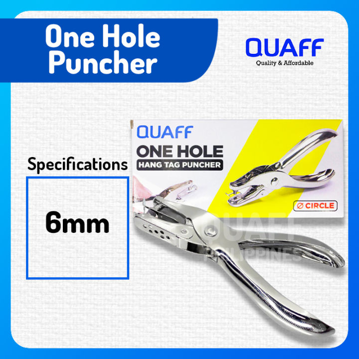 Quaff Hang Tag One Hole Puncher 3mm / 6mm Ticket Puncher Circle Metal ...