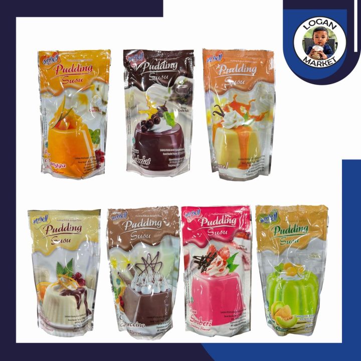 Nutrijel Nutrijell Puding Pudding Susu Lapis Santan All Variant Mangga ...