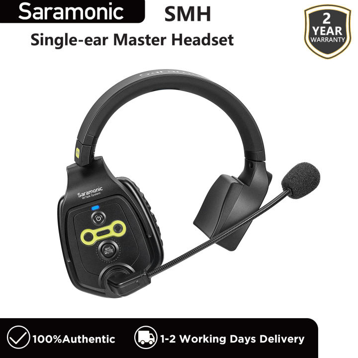 Saramonic WiTalk SMH Single-ear Master Headset for WiTalk WTD/S Full ...