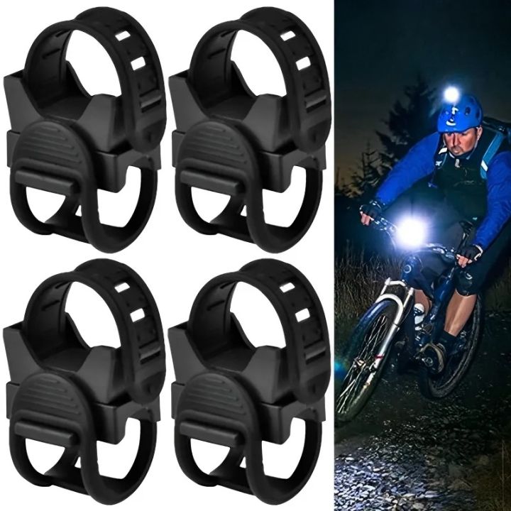 360 Degree Rotation Universal Bicycle Headlight Holder Flashlight Rack ...