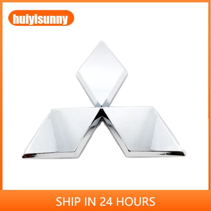 HYS 1 x ABS Chrome MITSUBISHI Car Auto Trunk Emblem Badge Sticker Decal ...