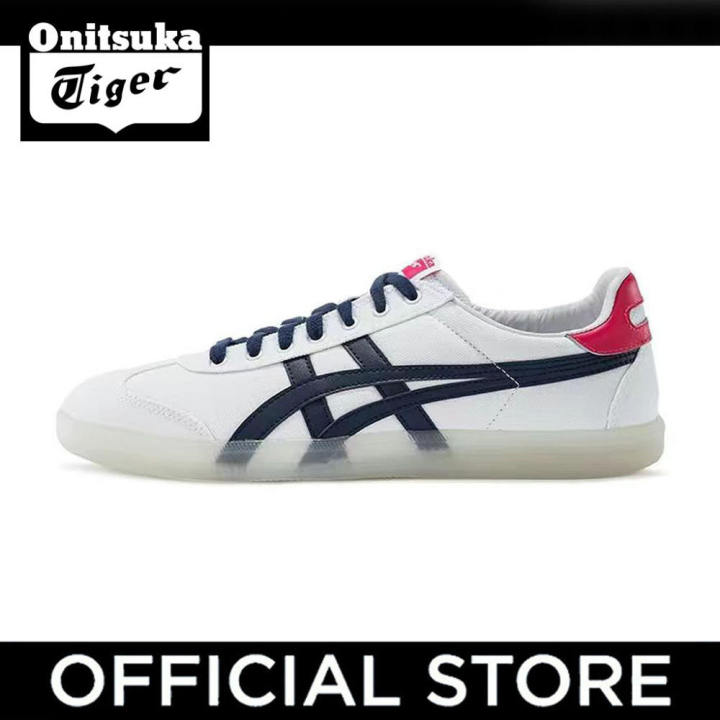 Onitsuka Tiger Tokuten Men and women shoes Casual sports shoes White blue red【Onitsuka store ...