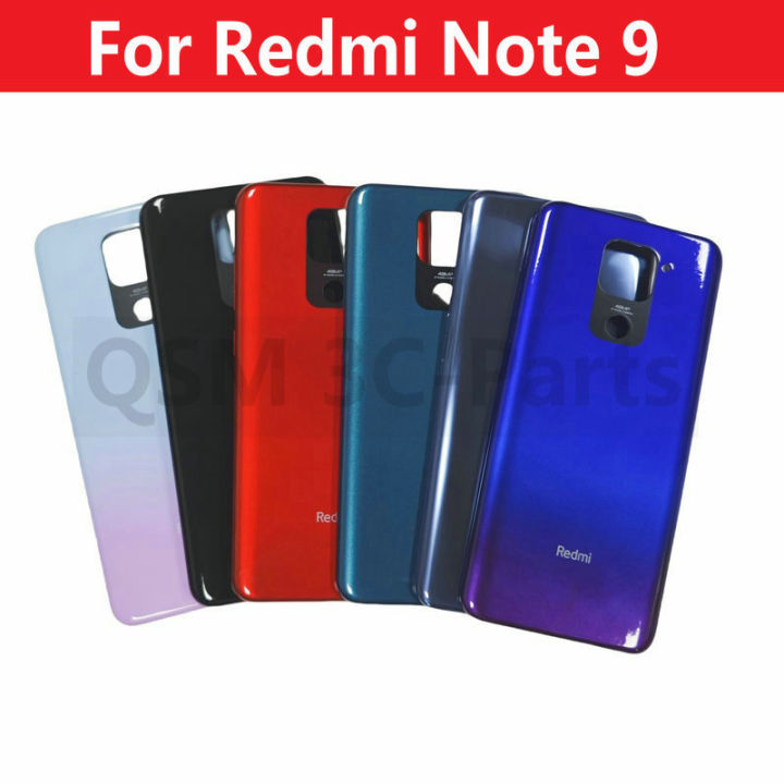 For Xiaomi Redmi Note 9 Back Cover Rear Door with Side Button ...