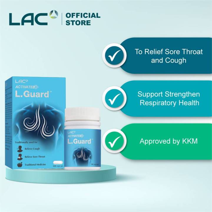 [Expiry Dec 2025] LAC ACTIVATED L.Guard (120 Vegicaps) Immunity and ...
