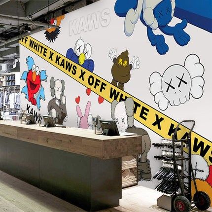 Kwas Sesame Street Background Wallpaper Personality Fashion Fashion ...