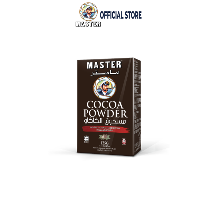 Master Cocoa Powder Unsweetened- 125g Boxboard (Exp: 09/2024) | Lazada
