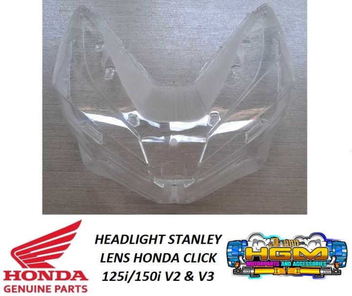 HEADLIGHT STANLEY LENS HONDA CLICK 125i/150i V2 & V3 GAME CHANGER ...