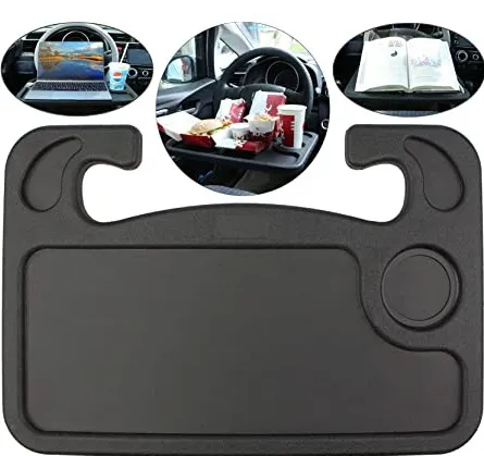 Auto Steering Wheel Tray Car Organizer Work Table Laptop Computer Stand ...