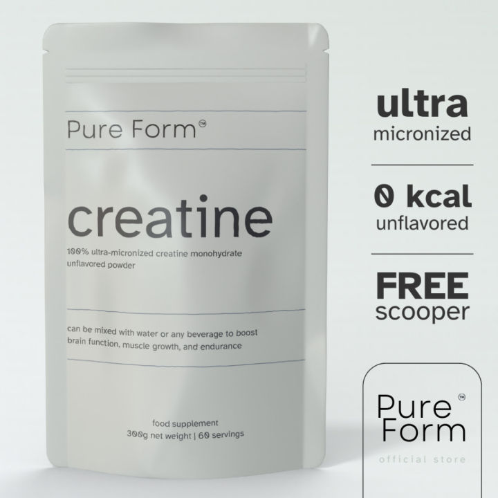 Pure Form Ultra-Micronized Creatine Monohydrate | Unflavored Powder ...