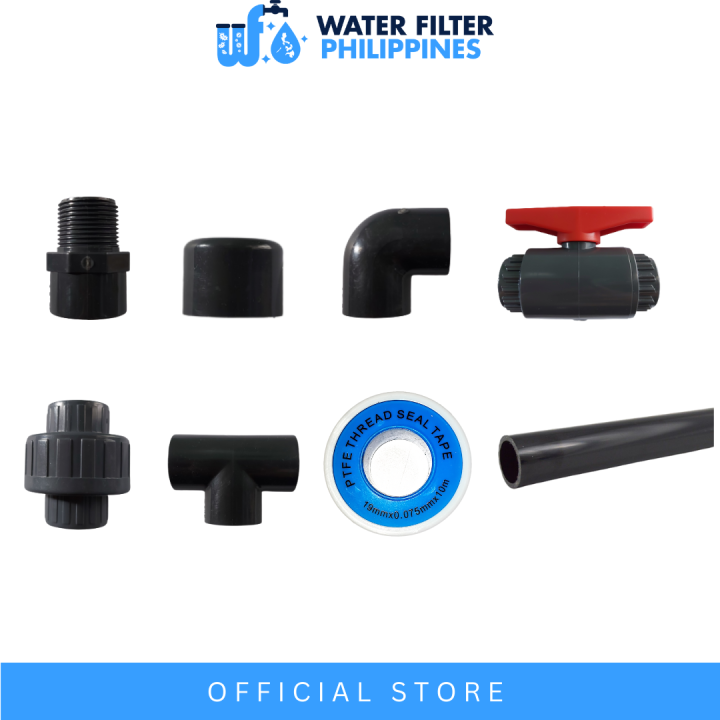 Grey PVC Fittings Accessories for 4 / 3 / 2 Stages Only with Bypass ...