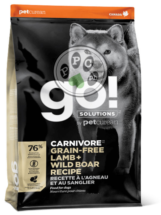 Go! Solutions Carnivore Gf Lamb Plus Wild Boar Recipe 22lbs Sack ...