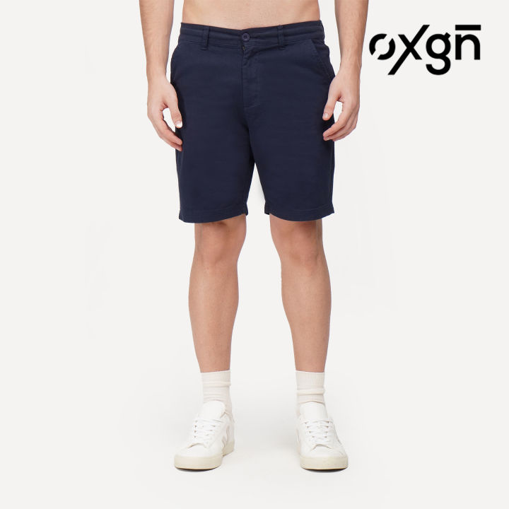 OXGN Textured Shorts For Men (Navy Blue) | Lazada PH