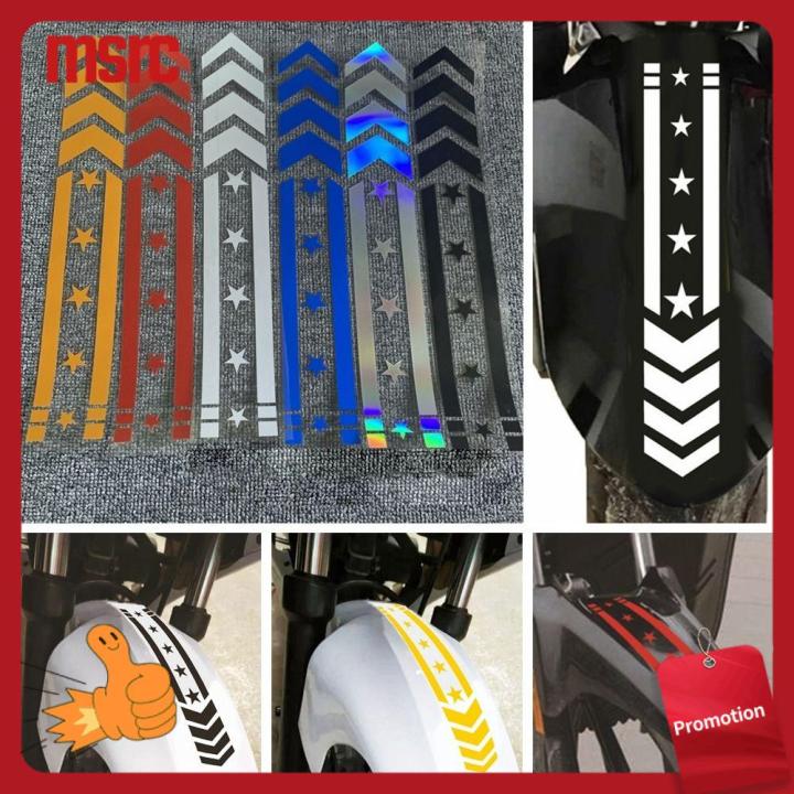 MSRC Creative Warning Decoration Safety Driving Star Arrow Stripes ...