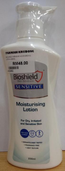 BIOSHIELD SENSITIVE MOISTURISING LOTION 230ML | Lazada