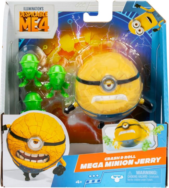 Minions Despicable Me 4 - Crash & Roll Mega Jerry Action Figure | Lazada