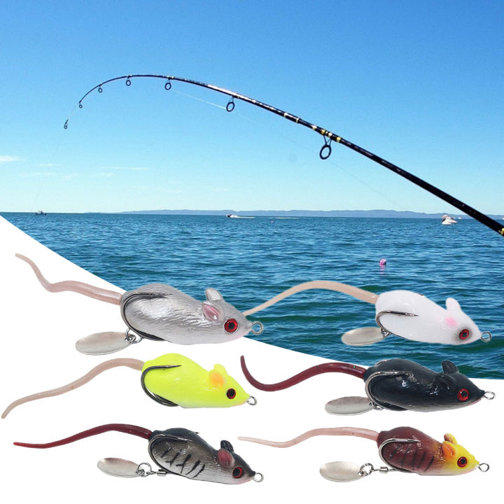 Lure Realistic Vivid Rubber Freshwater Saltwater Bait for Snakehead ...