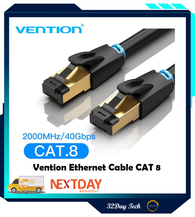Vention Ethernet Cable Network Cable CAT 8 40Gps 2000Mhz RJ45 ...