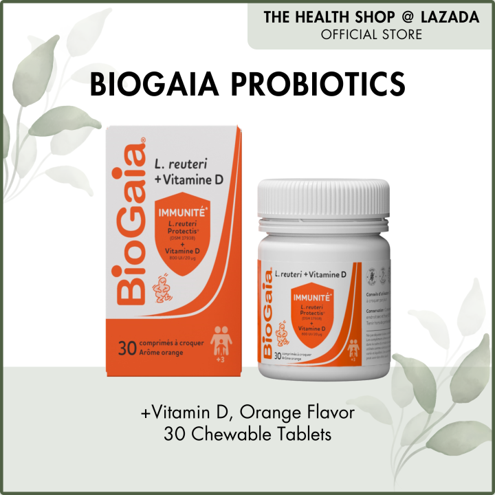 BioGaia Probiotics with Vitamin D (30 Tablets) | Lazada Singapore