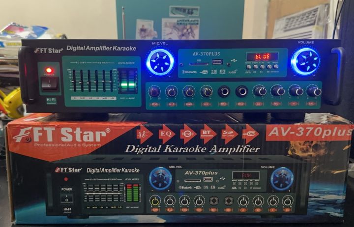 FT STAR Digital Karaoke Professional Mixing Amplifier(BT/FM/USB/SD ...