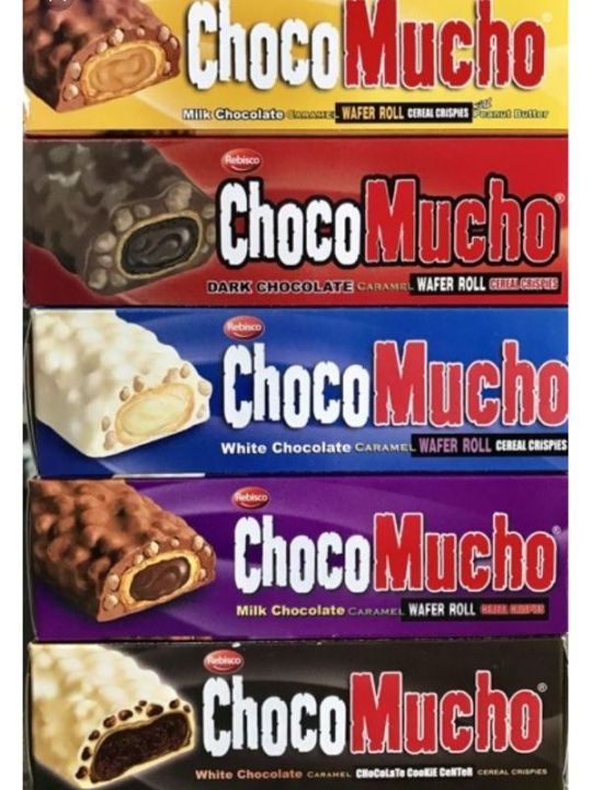 Choco Mucho เวเฟอร์ข้าวพองเคลือบช็อคโกแลต และคาราเมล | Lazada.co.th