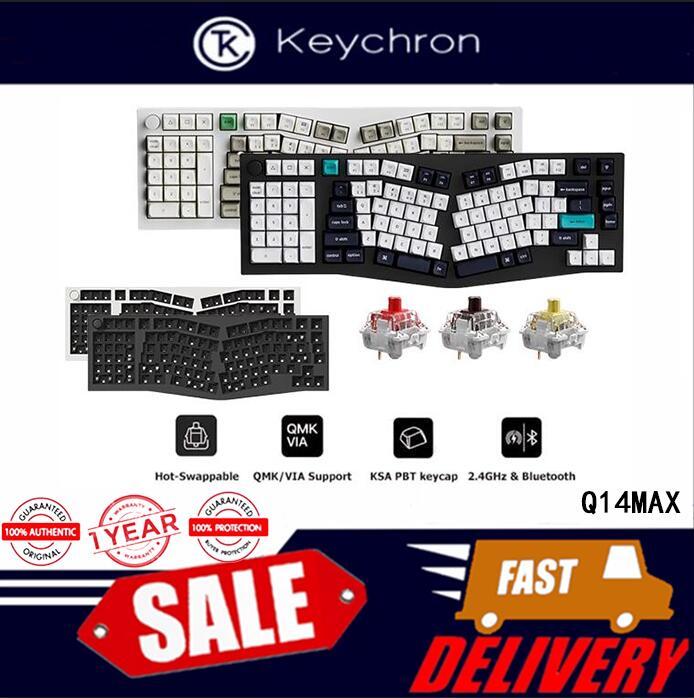 keychron Q14 MAX Three-mode aluminum 98-key left-handed mechanical ...