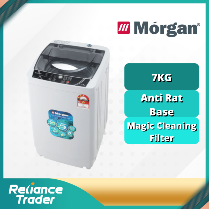 MORGAN MWM-7 ZIRON FULLY AUTO WASHING MACHINE 7KG | Lazada