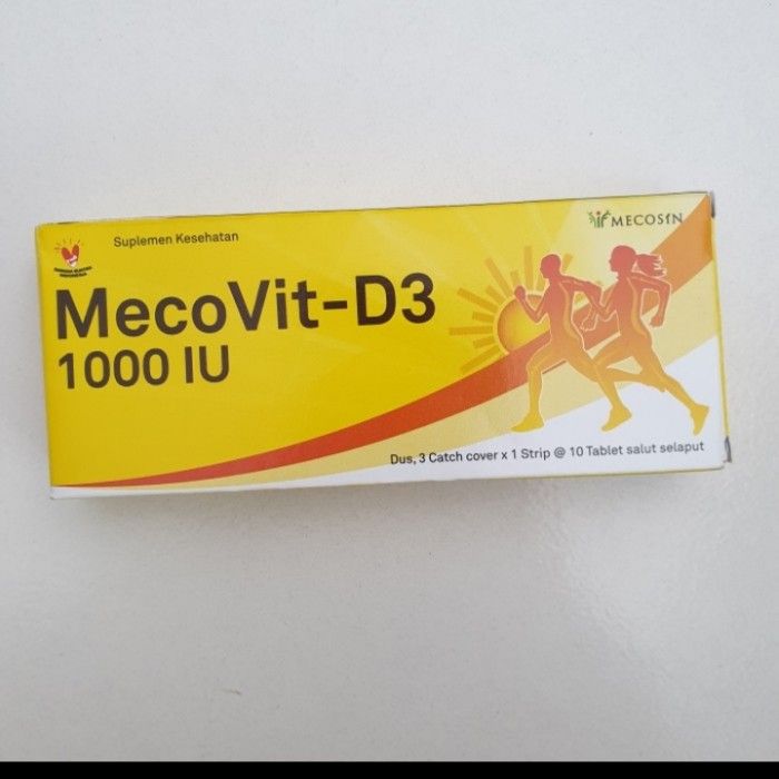 Mecovit Vitamin D3 1000 IU - Multivitamin Kesehatan Tulang Menjaga Daya ...