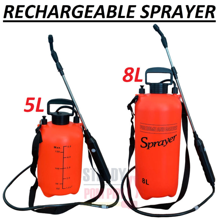 5L 8L RECHARGEABLE BATTERY PRESSURE SPRAYER / ELECTRIC CHEMICAL SPRAYER ...