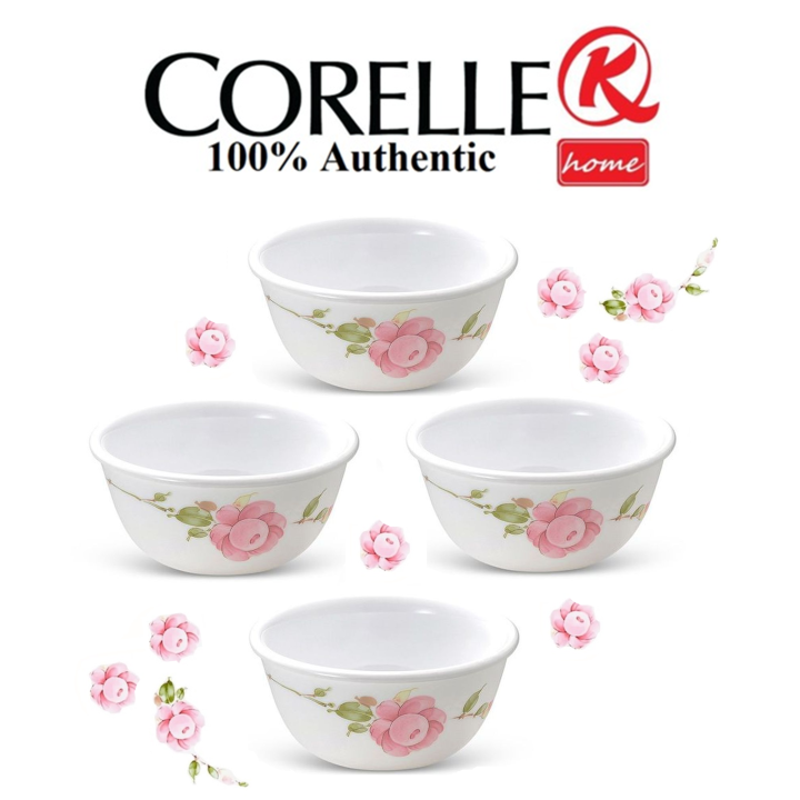 CORELLE Dessert Bowl Country Rose 9.6cm 4 Piece Set | Lazada PH