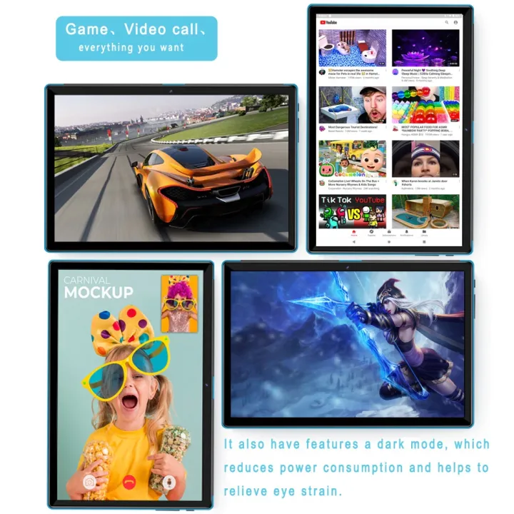 MXS Tab SPARK Pro Android 5G/Wi-Fi Tablet 12GB+512GB 10.1" Screen ...