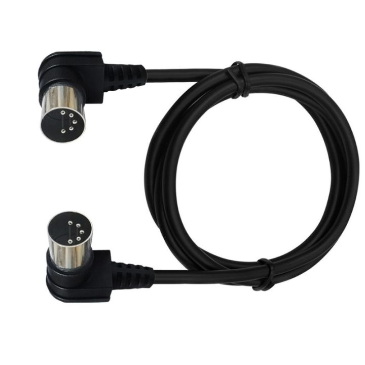 Double 90 Degree Right Angled MIDI Cable DIN Plug Socket Audio ... Double 90 Degree Right Angled MIDI Cable DIN Plug Socket Audio ...