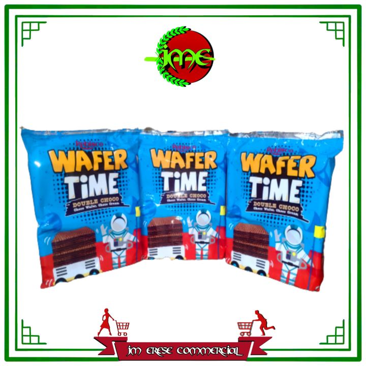 Wafer Time Double Choco Wafer, Choco Cream (20pcs x 11g x 3packs ...