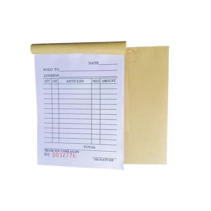 Small/Large Order Delivery Receipt Carbonless Copy Resibo 1PAD | Lazada PH