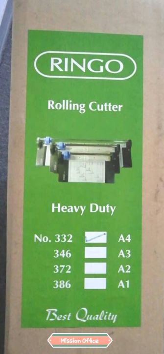 Ringo Rolling Trimmer A4 (Cutter Board) Paper Cutter RI-CG332 12 sheets ...