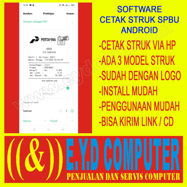 PROGRAM S-P-B-U ANDROID UNTUK CETAK STRUK B-B-M UNLIMITED FULL SOFTWARE APLIKASI PERMANEN ...