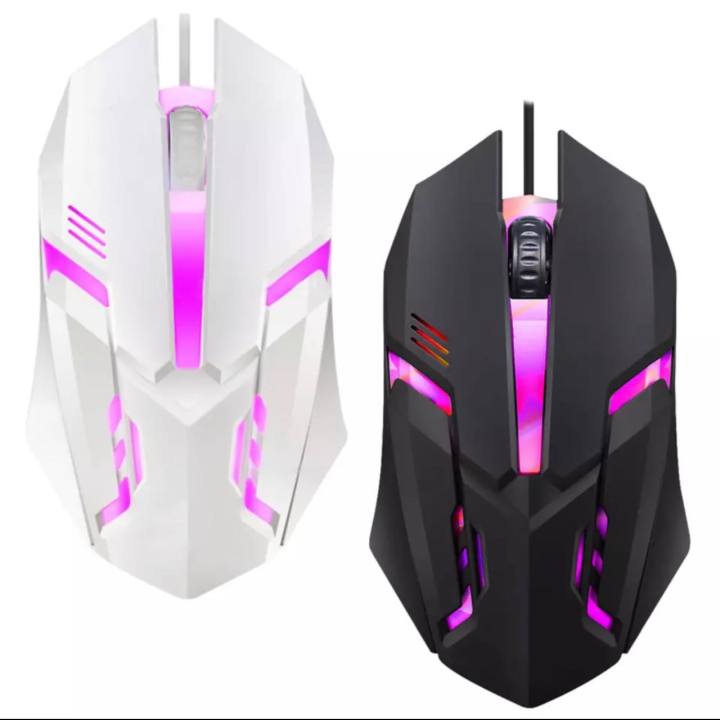 100% Original Smilee Mouse Wired Gaming Mouse LED Backlit Mouse High ...