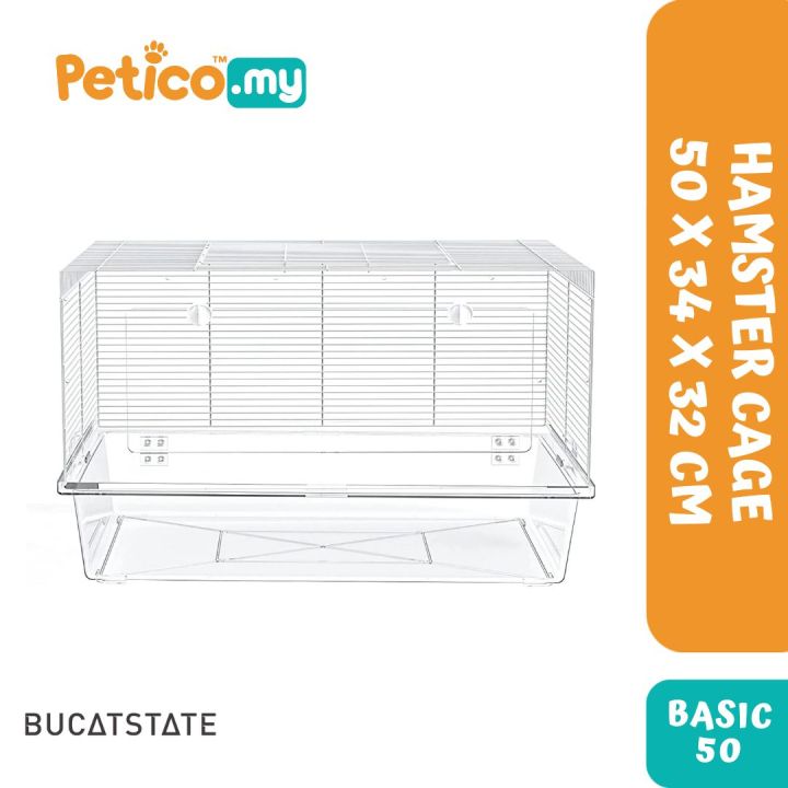 BUCATSTATE Basic 50 Hamster Cage Small Pet Animal (50x34x32CM) | Lazada