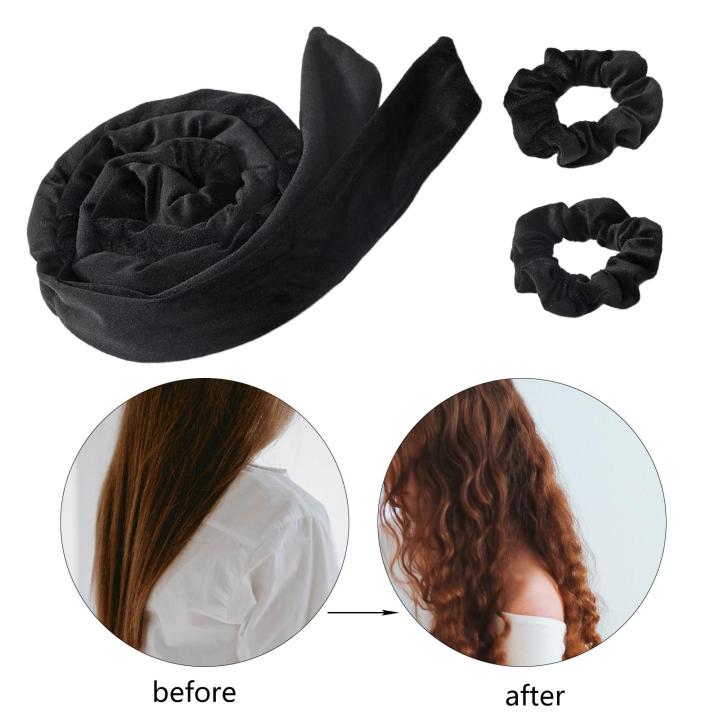 Lovely Homes Soft Heatless Curling Rod Lazy Curling Tool Extra Long ...