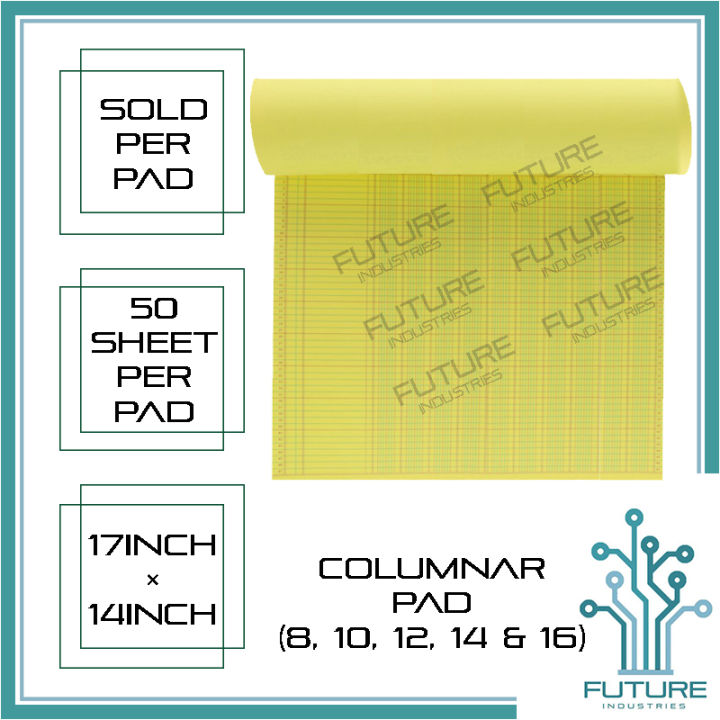 Columnar Pad 12 Columns National Bookstore at James Vanhorn blog