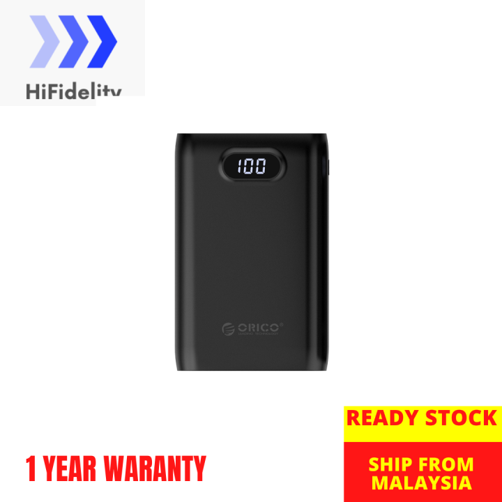 ORICO Firefly M10 Power Bank - Black (10000mAh) | Lazada