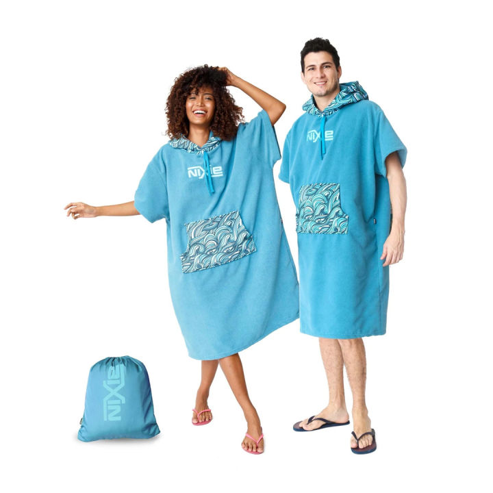Nixie Graphic Poncho-Towel - Fluid | Lazada PH