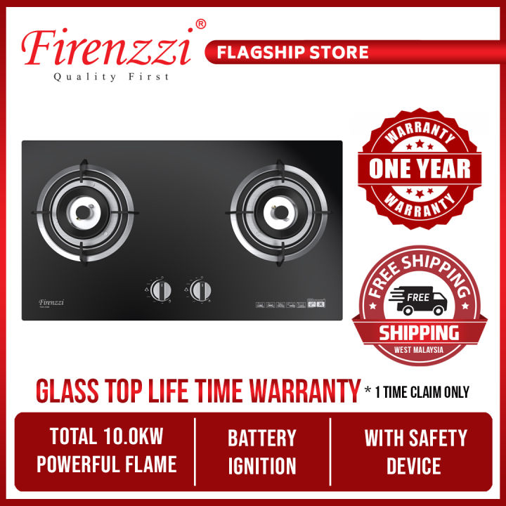 Firenzzi FGH-2166 Gas Hob (With Bubble Wrapping + Fragile Sticker) | Lazada
